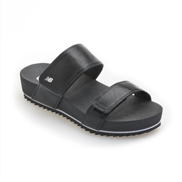 New Balance | Shoes | New Balance City Slide Sandals Black White Size ...